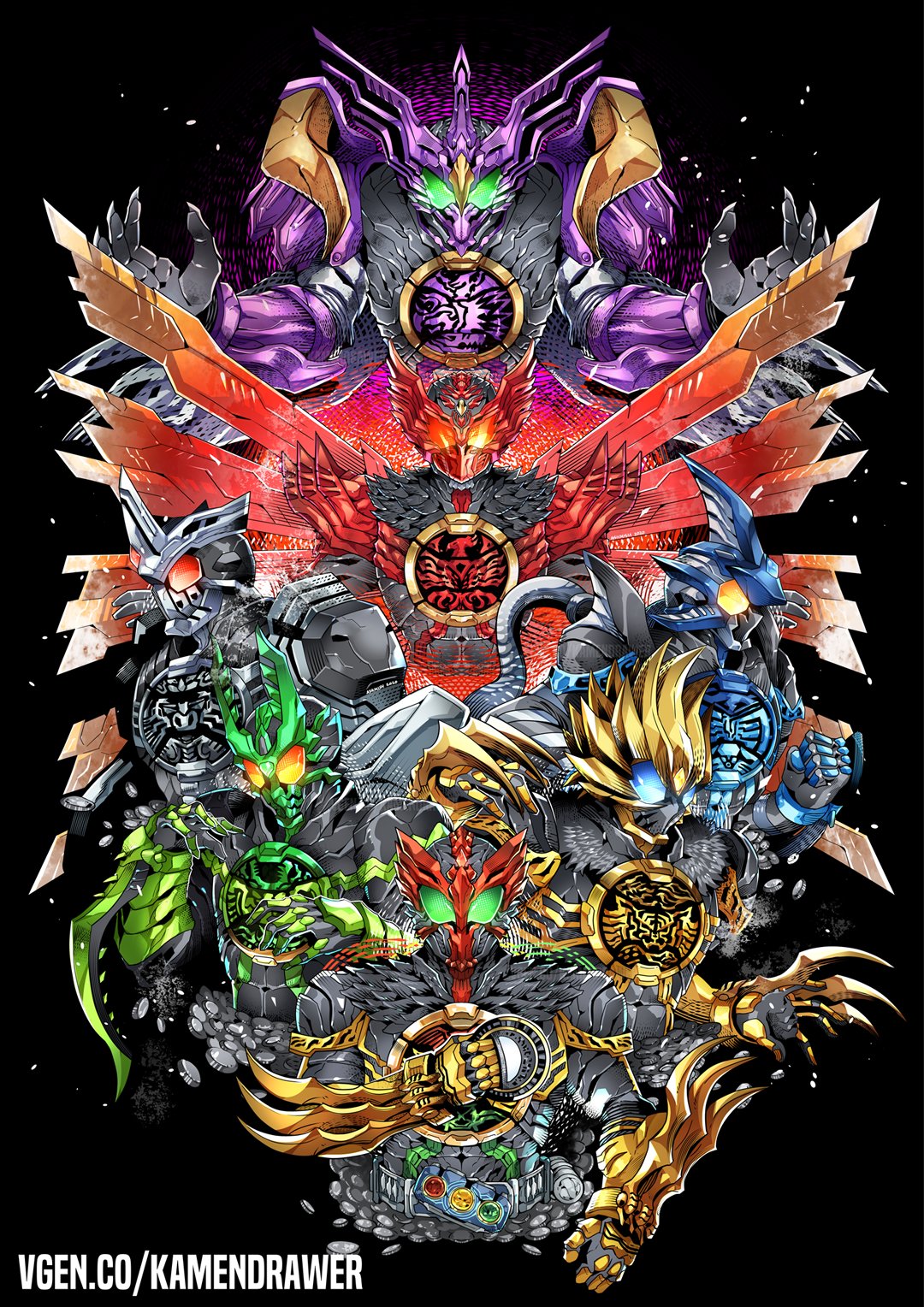 The Big ImageBoard (TBIB) - 6+boys armor ashmish black background black ...