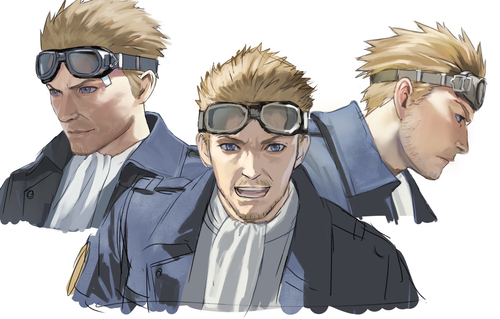 The Big ImageBoard (TBIB) - 1boy ascot blonde hair blue eyes blue ...
