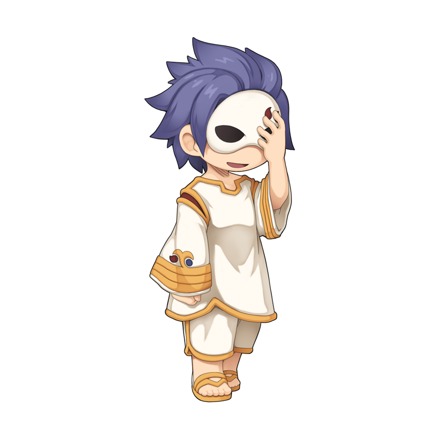The Big ImageBoard (TBIB) - 1boy blue hair chibi chibi only full body ...