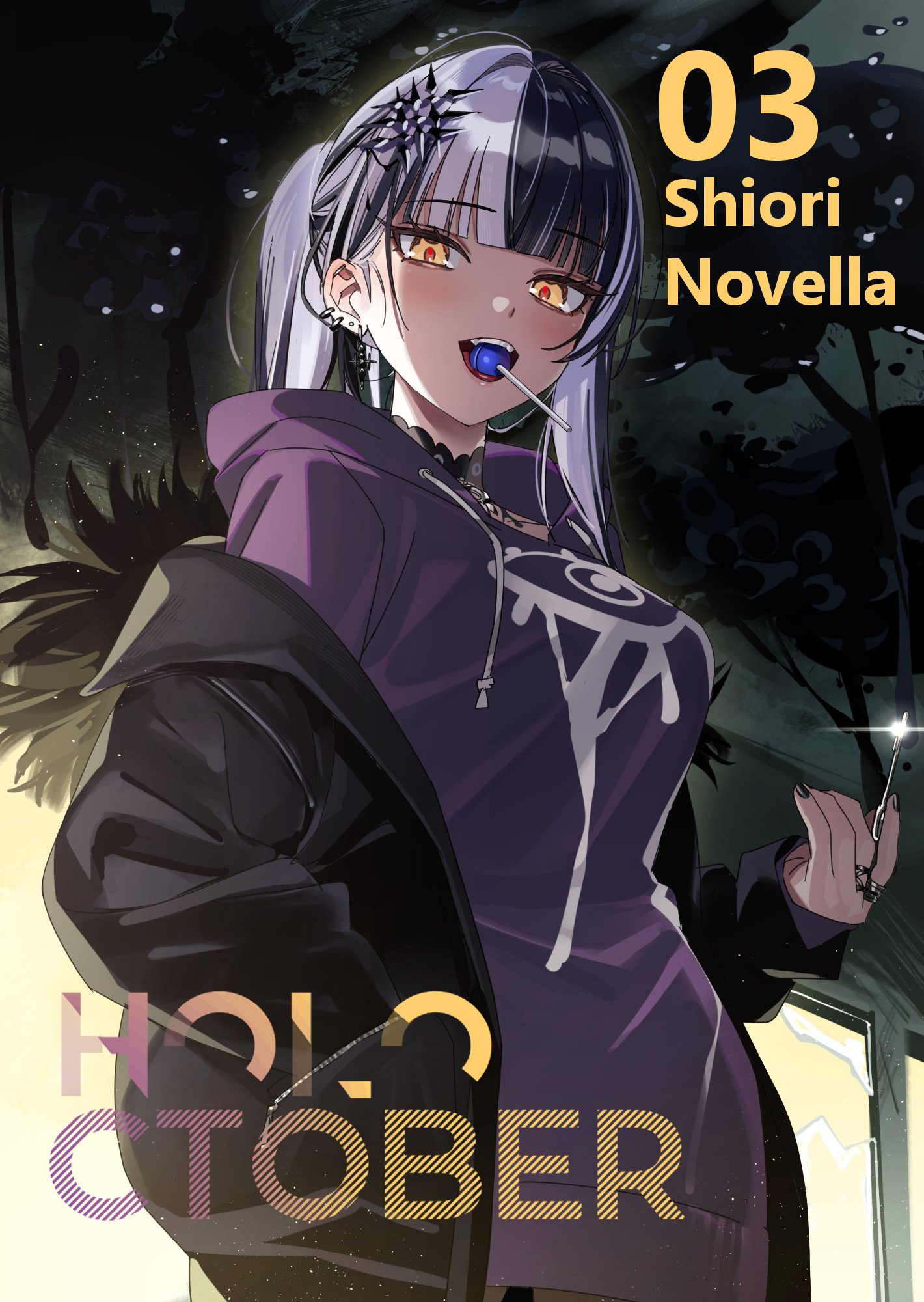 The Big ImageBoard (TBIB) - 1girl alternate costume alternate hairstyle black hair candy choker ...