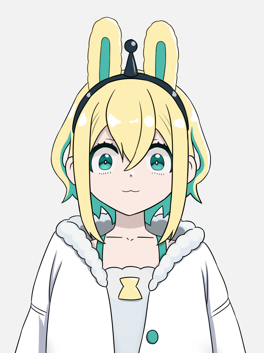 The Big ImageBoard (TBIB) - 1girl :3 amano pikamee animal ears aqua eyes aqua hair black ...