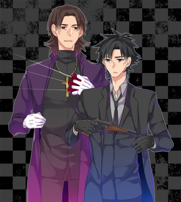 The Big ImageBoard (TBIB) - 2boys black eyes black hair black keys ...