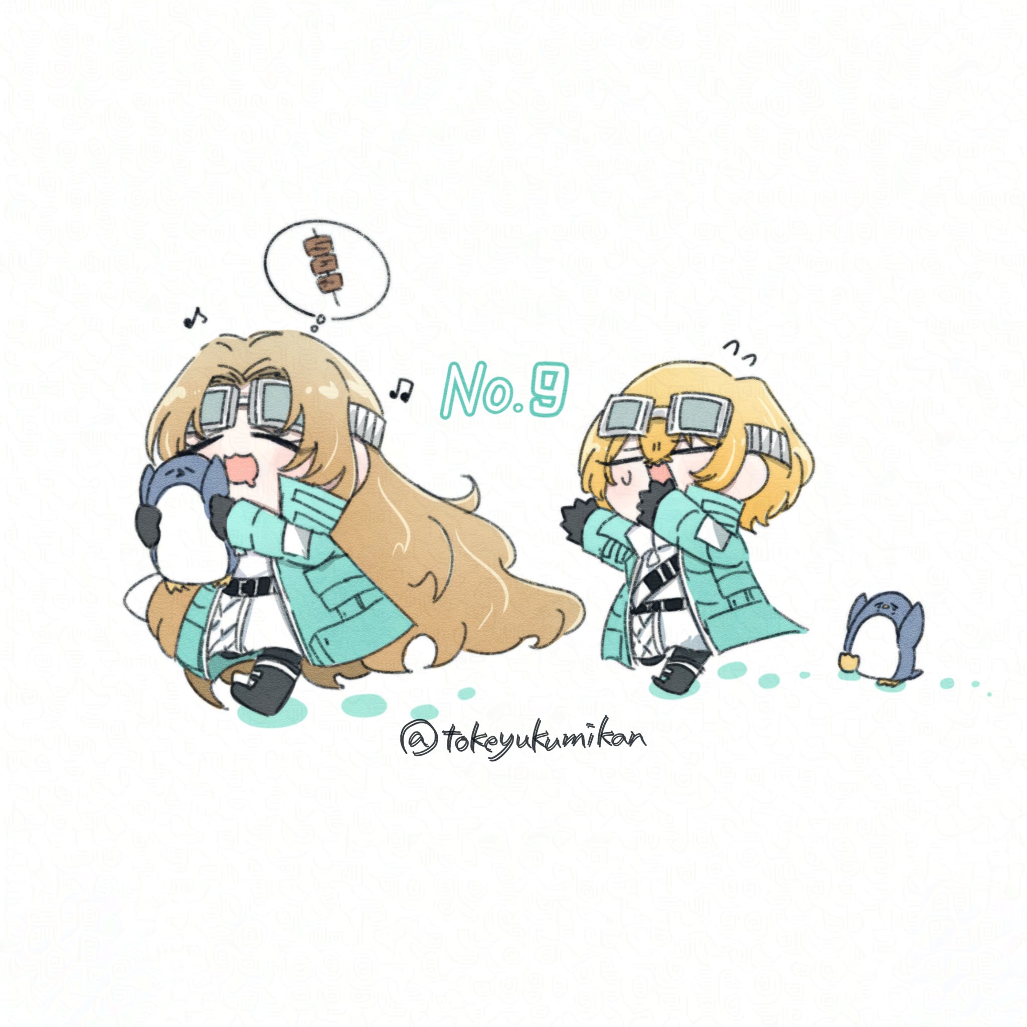 The Big ImageBoard (TBIB) - 1boy 1girl aqua jacket bird black gloves ...