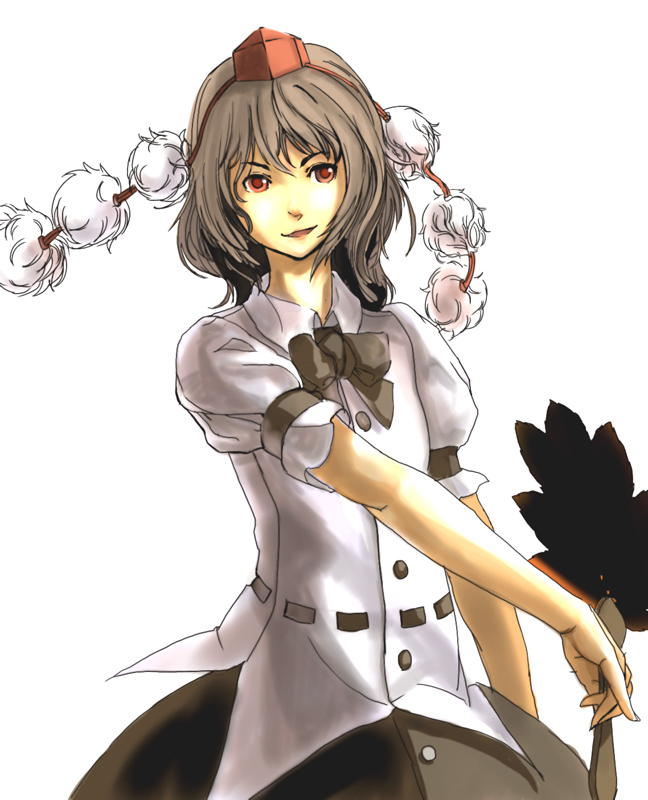 The Big ImageBoard (TBIB) - brown hair hat looking at viewer red eyes ...