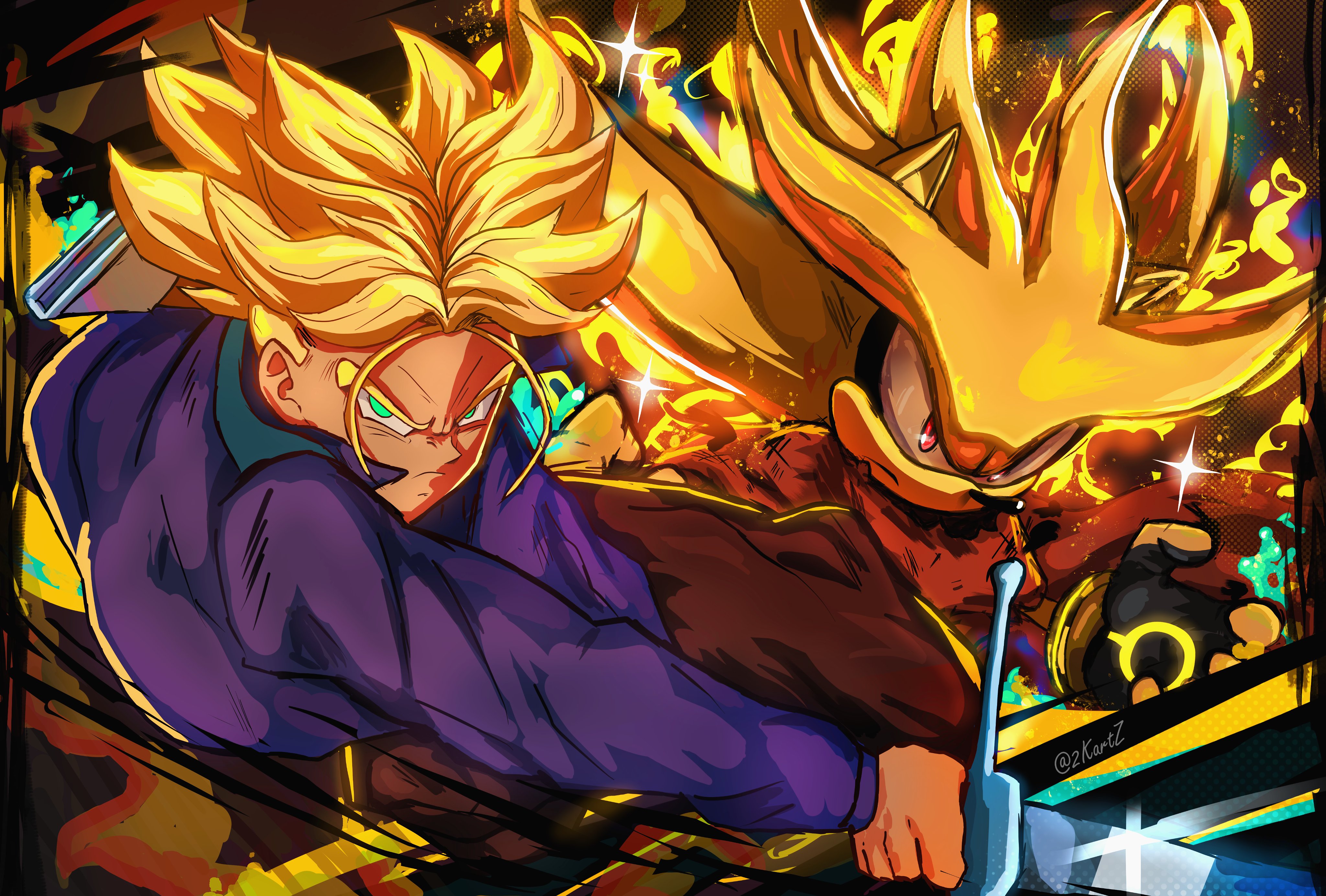 The Big ImageBoard (TBIB) - 2boys 2kartz absurdres animal ears animal ...