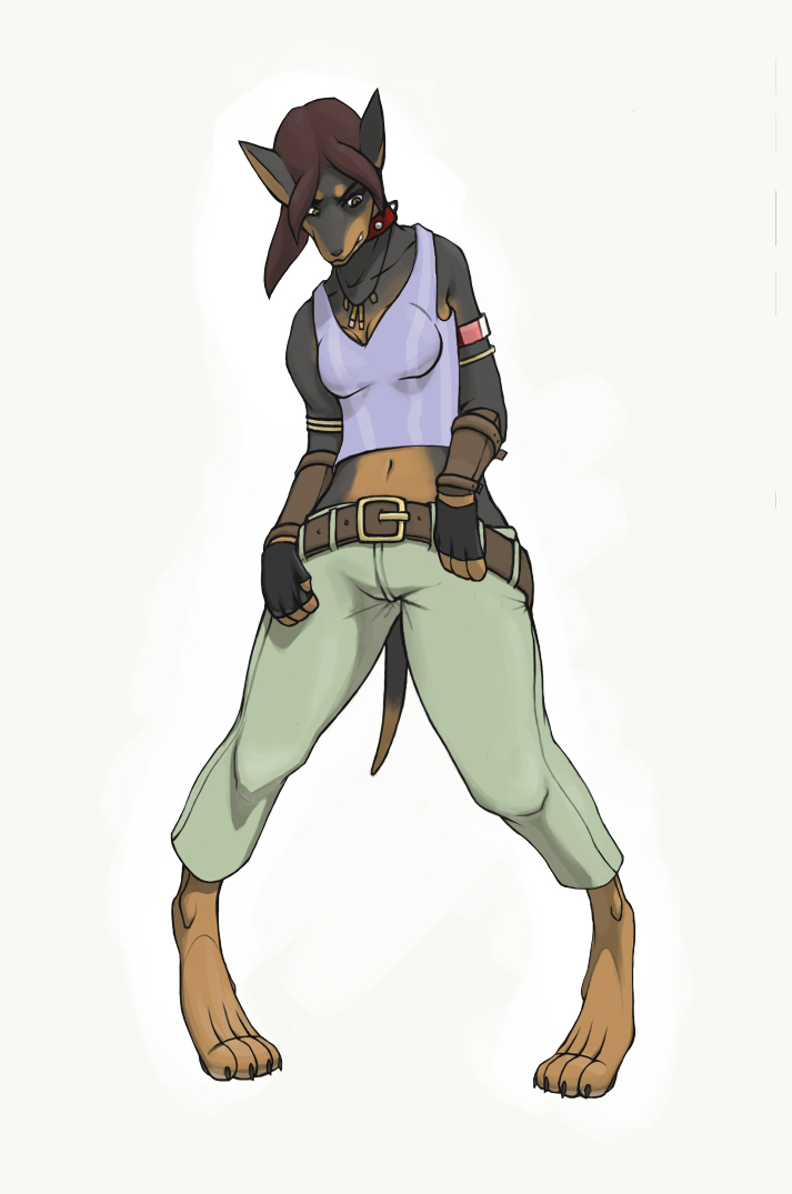 The Big ImageBoard (TBIB) - 2009 angry anthro belt bracelet breasts canid canine canis capcom ...