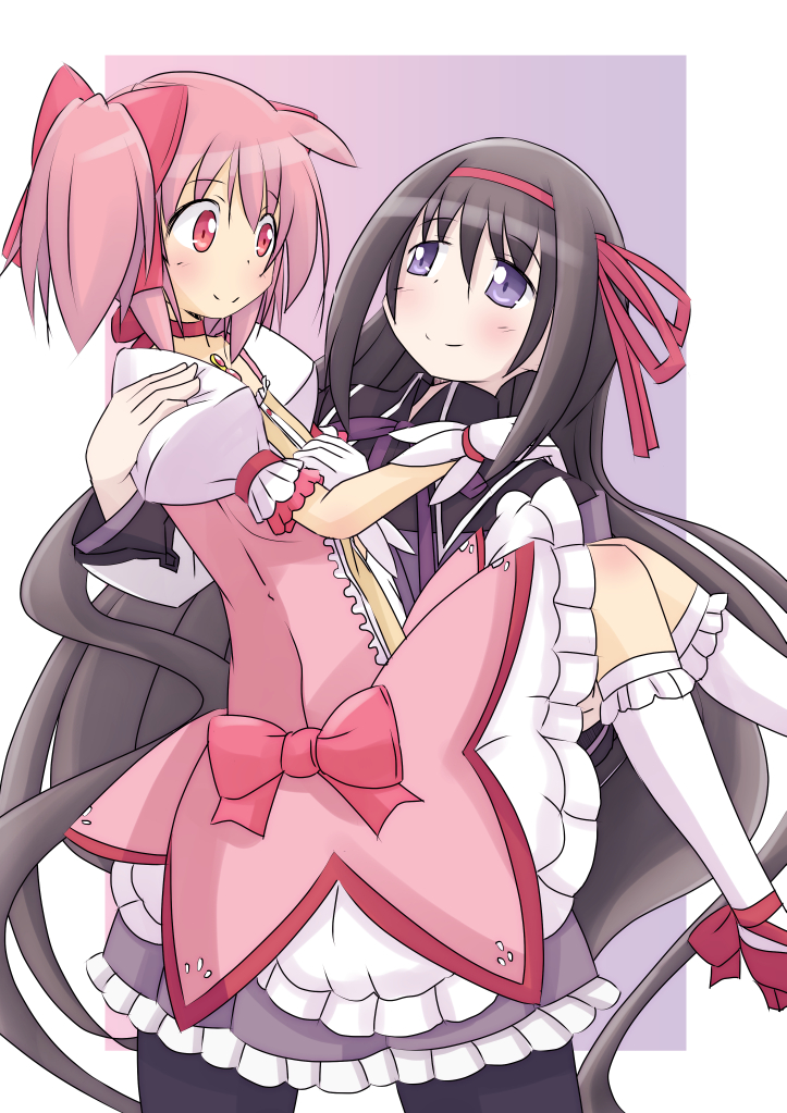 The Big Imageboard Tbib 2girls Akemi Homura Akemi Homura Magical