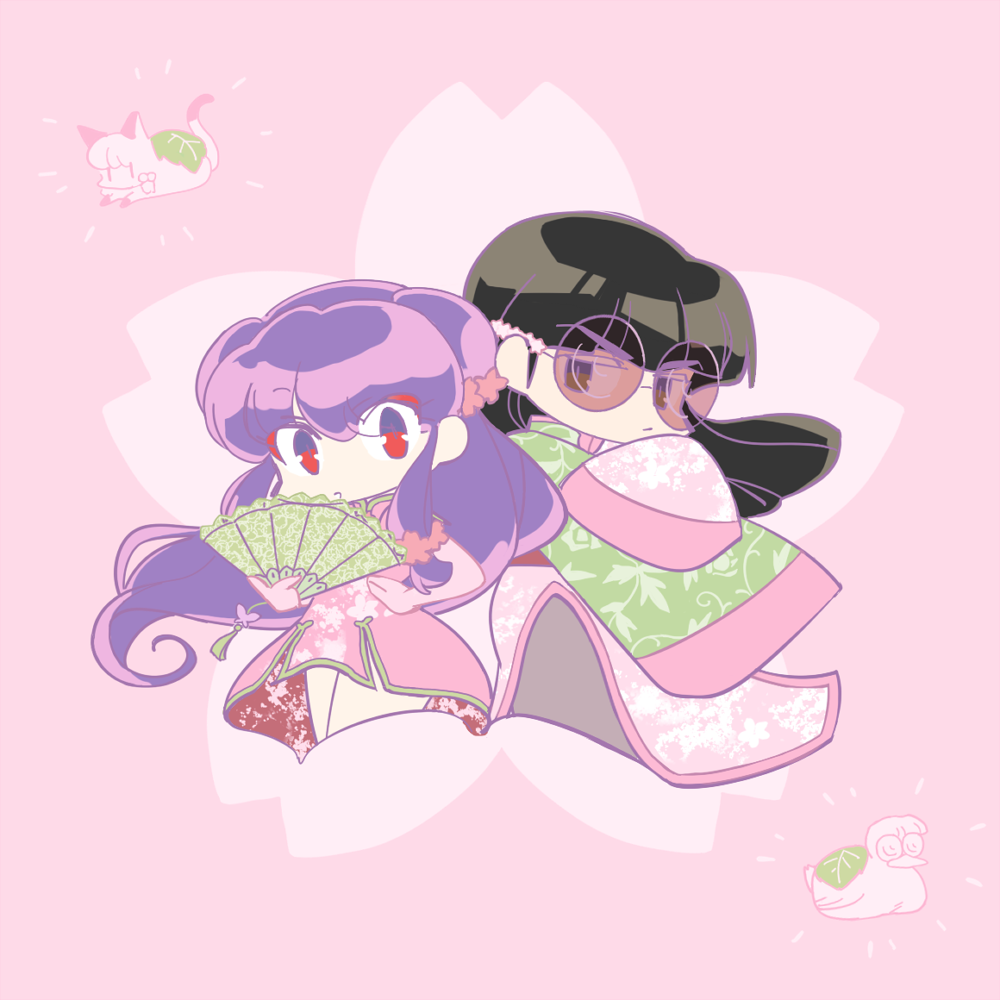 The Big ImageBoard (TBIB) - bird black hair cat chibi commentary ...