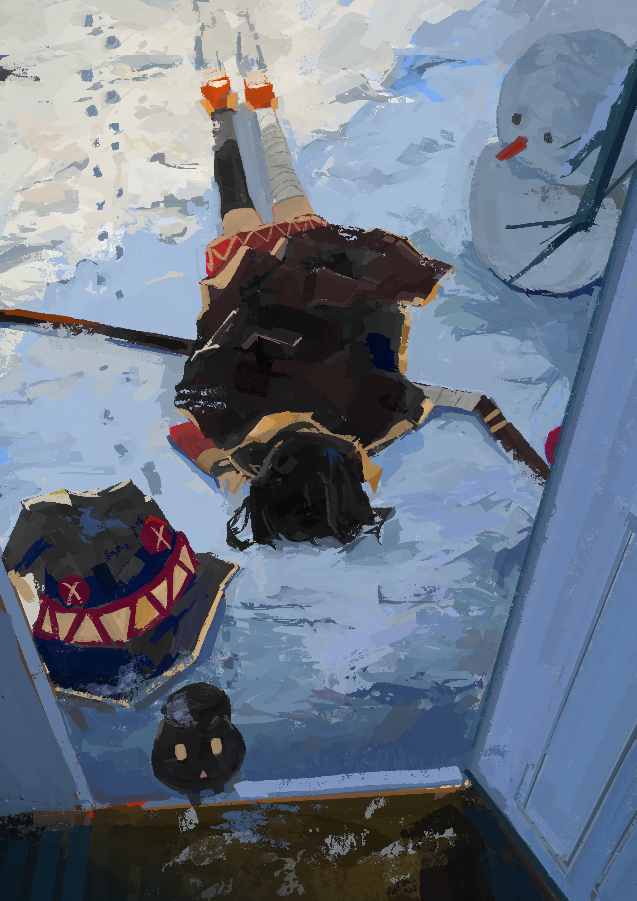 The Big ImageBoard (TBIB) - absurdres asymmetrical legwear bandaged leg ...