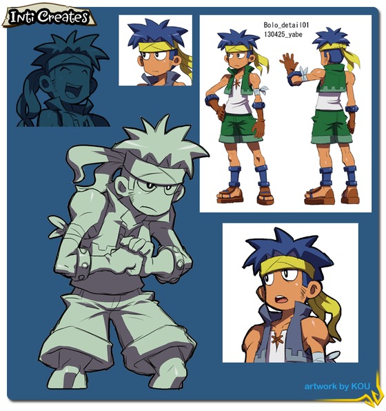 The Big ImageBoard (TBIB) - 1boy armor blue hair bolo (shantae) concept ...