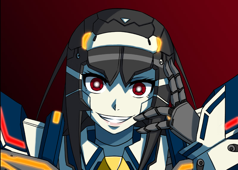 The Big ImageBoard (TBIB) - 1girl android black hair commentary request ...