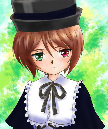 The Big Imageboard Tbib Boku Boku In Black Brown Hair Hat