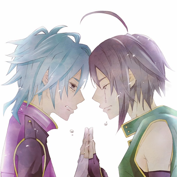 The Big ImageBoard (TBIB) - 2boys ace grit ahoge aokubi daikon bakugan ...