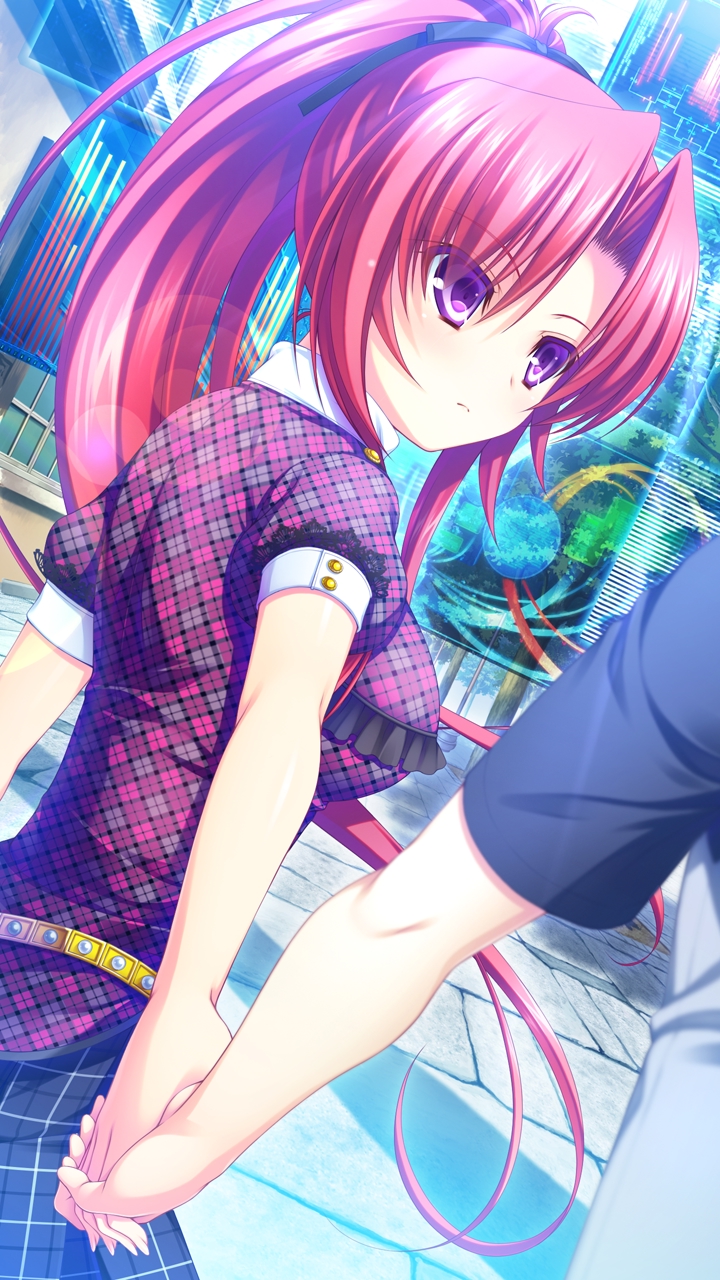 The Big Imageboard Tbib 1girl Asami Asami Game Cg Long Hair Purple