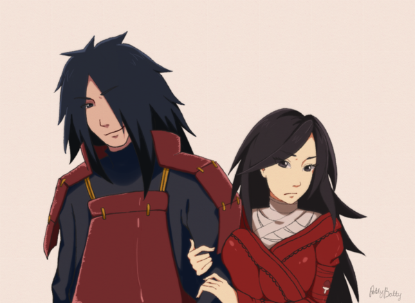 The Big ImageBoard (TBIB) - 1boy 1girl black eyes black hair long hair naruto tagme uchiha ...