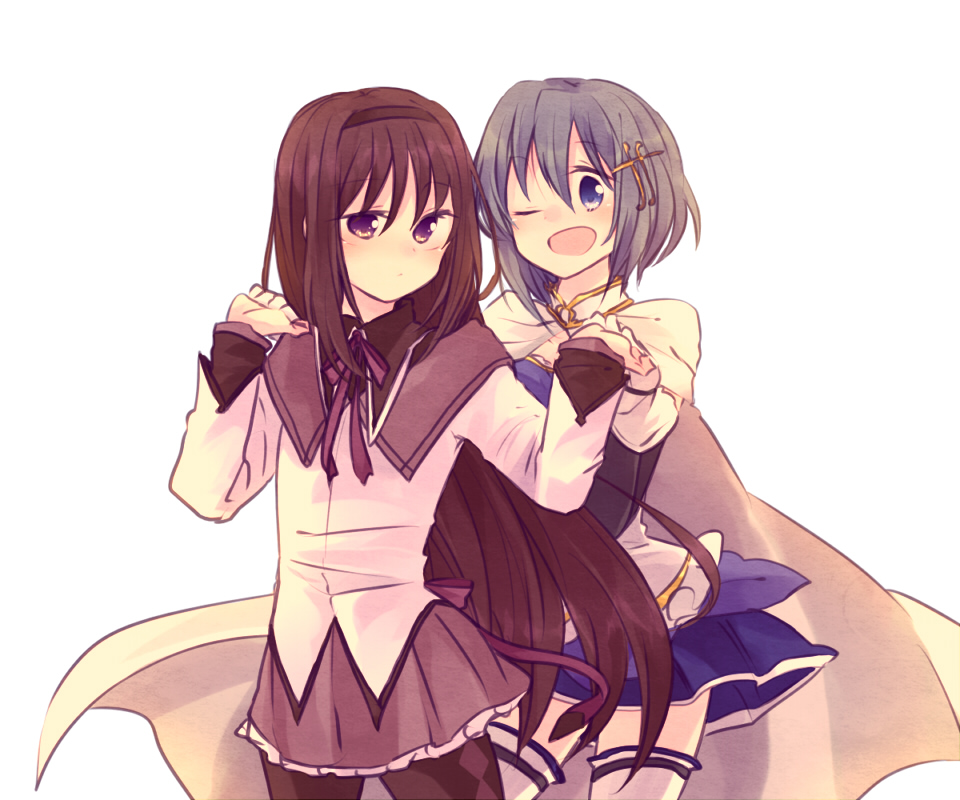 The Big Imageboard Tbib 2girls D Akemi Homura Akemi Homura