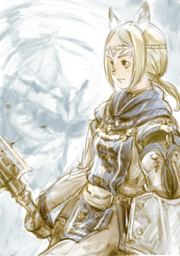 The Big ImageBoard (TBIB) - 1girl adventurer (ff11) animal ears bad id ...