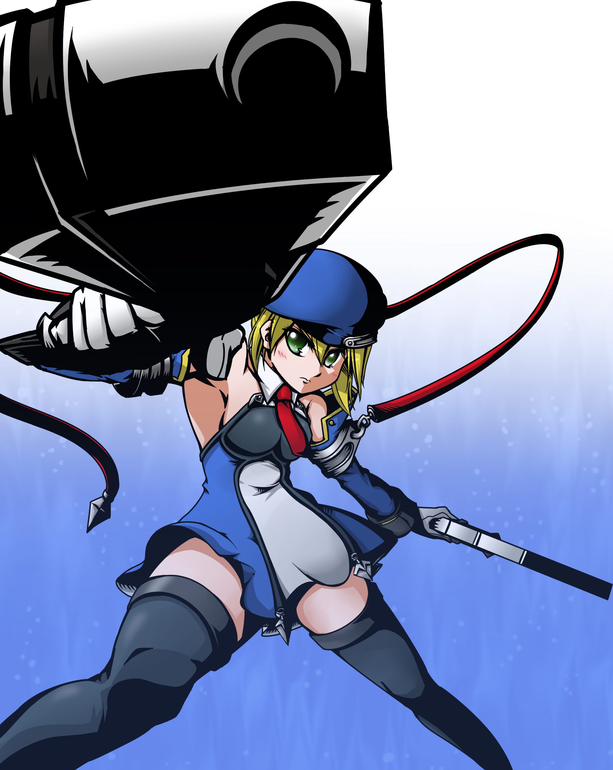 The Big Imageboard Tbib 1girl Absurdres Arc System Works Beret