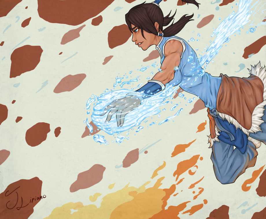 The Big ImageBoard (TBIB) - 1girl avatar: the last airbender blue eyes boots breasts brown hair ...