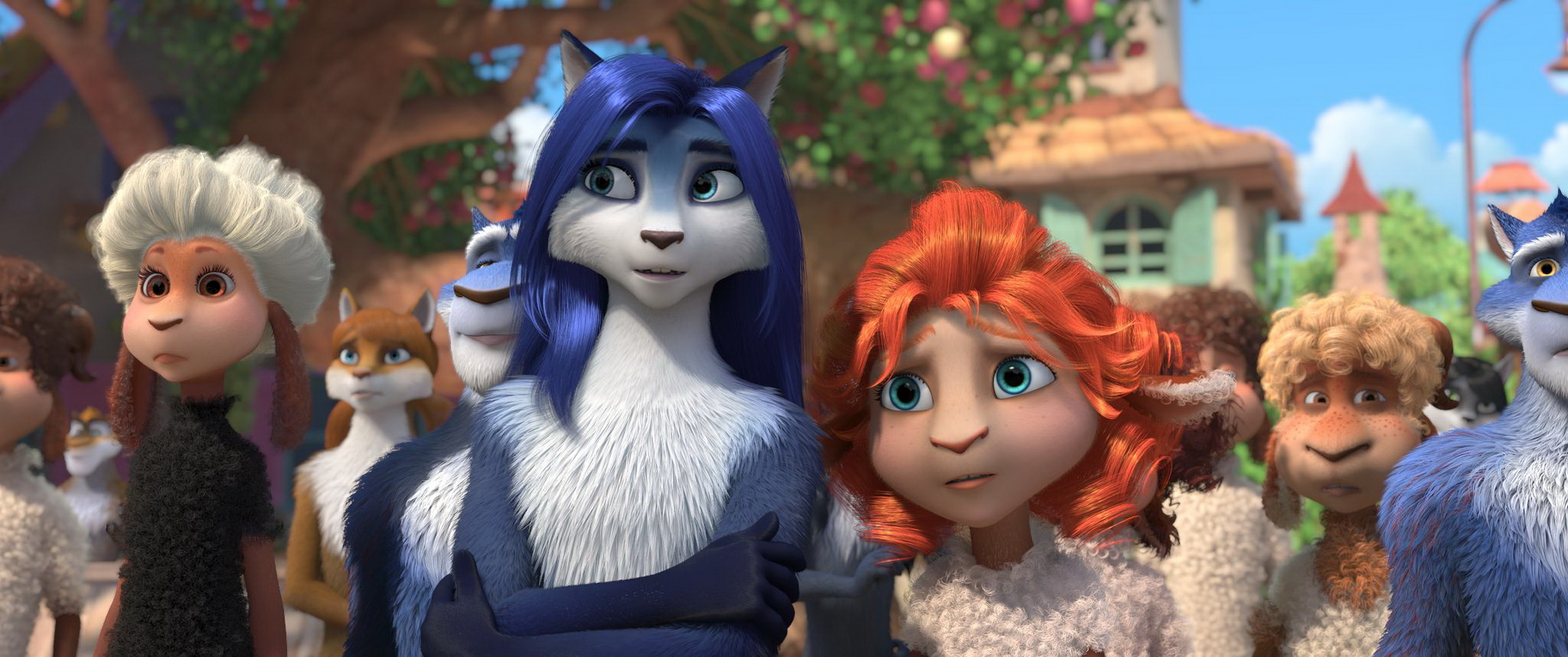 The Big ImageBoard (TBIB) - anthro bianca (sheep and wolves) blue body ...