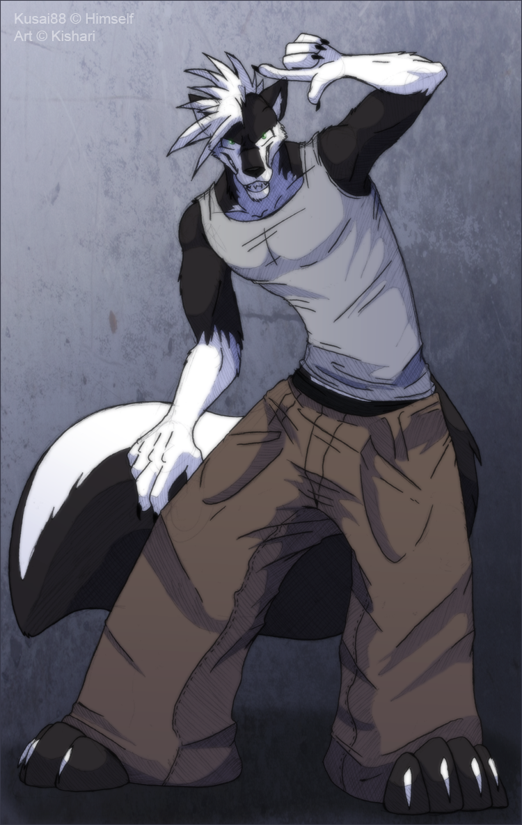 The Big ImageBoard (TBIB) - 4 toes 5 fingers abstract background anthro barefoot biped black ...