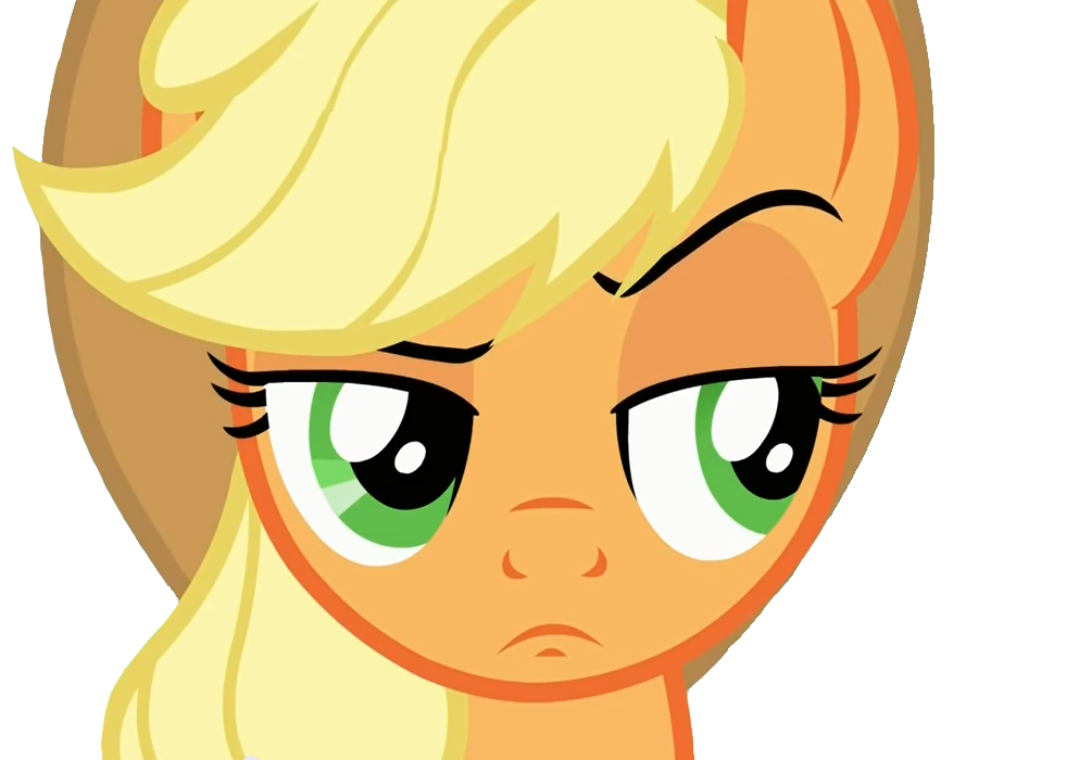 The Big ImageBoard (TBIB) - alpha channel applejack (mlp) dat face ...