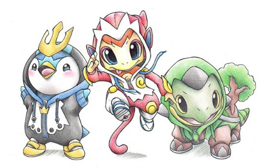 The Big Imageboard Tbib 2013 Ambiguous Gender Avian Bird Blush Chimchar Clothing Colored