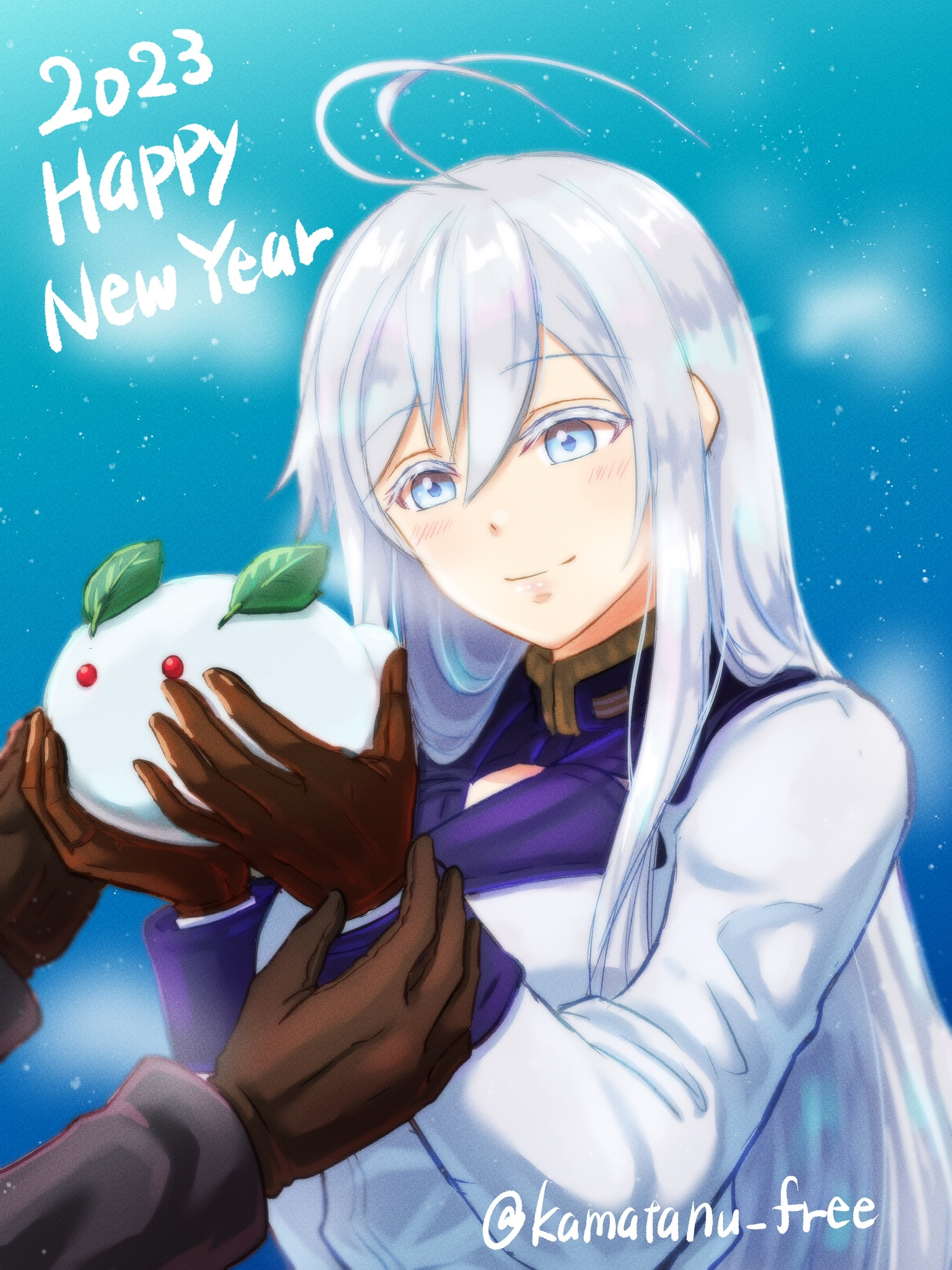 The Big ImageBoard (TBIB) - 1girl 2023 86 -eightysix- adapted costume antenna hair blue ...