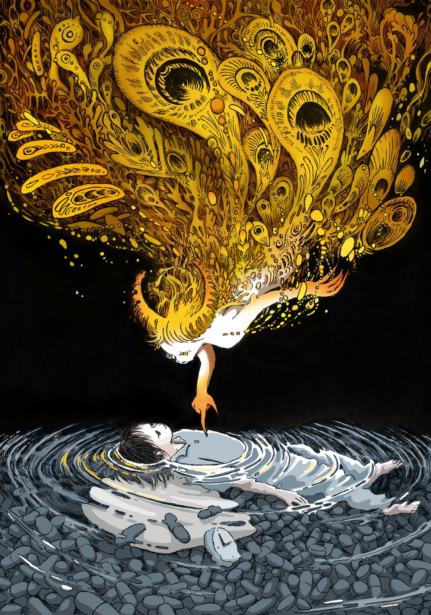 The Big ImageBoard (TBIB) - 2others analog clock androgynous barefoot black background black ...