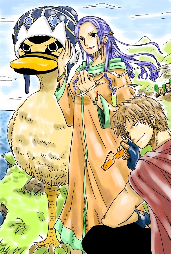 The Big ImageBoard (TBIB) - 1girl alabasta asuma (sorawomai) bird blue ...
