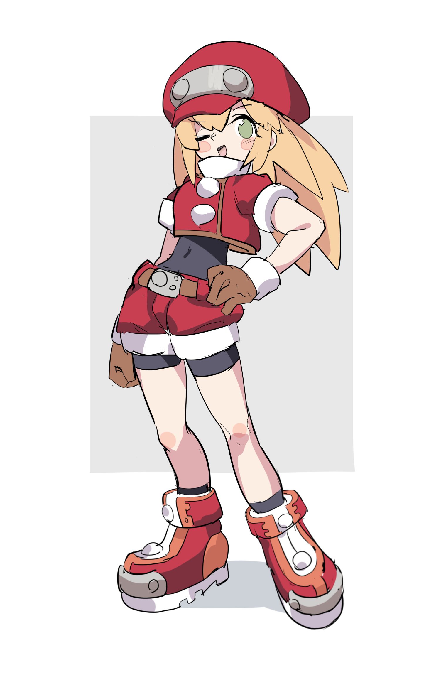 The Big ImageBoard (TBIB) - 1girl black bodysuit blonde hair blush stickers bodysuit bodysuit ...