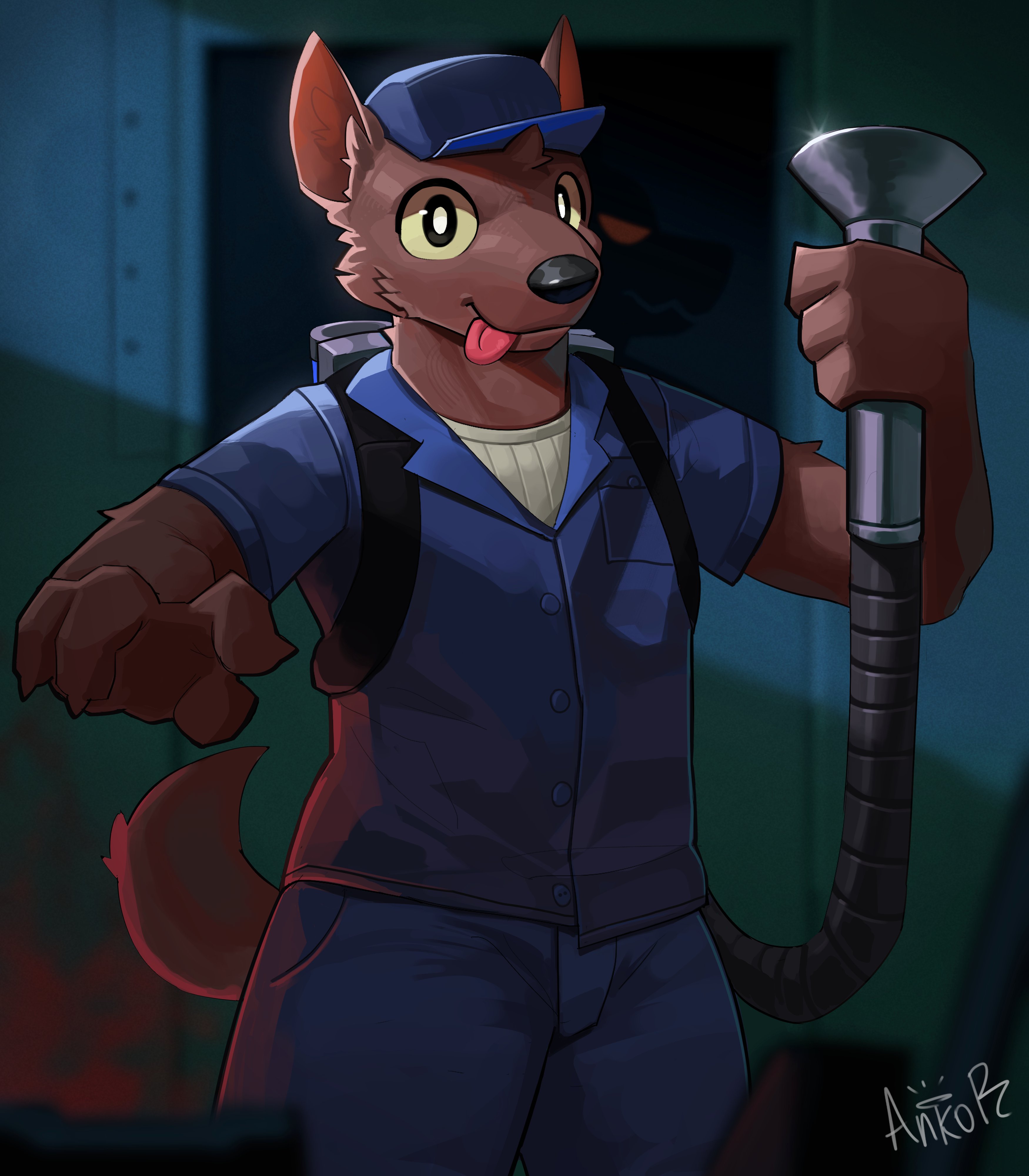 The Big ImageBoard (TBIB) - 2024 4 fingers absurd res ankorthewolf anthro biped black eyes blep ...