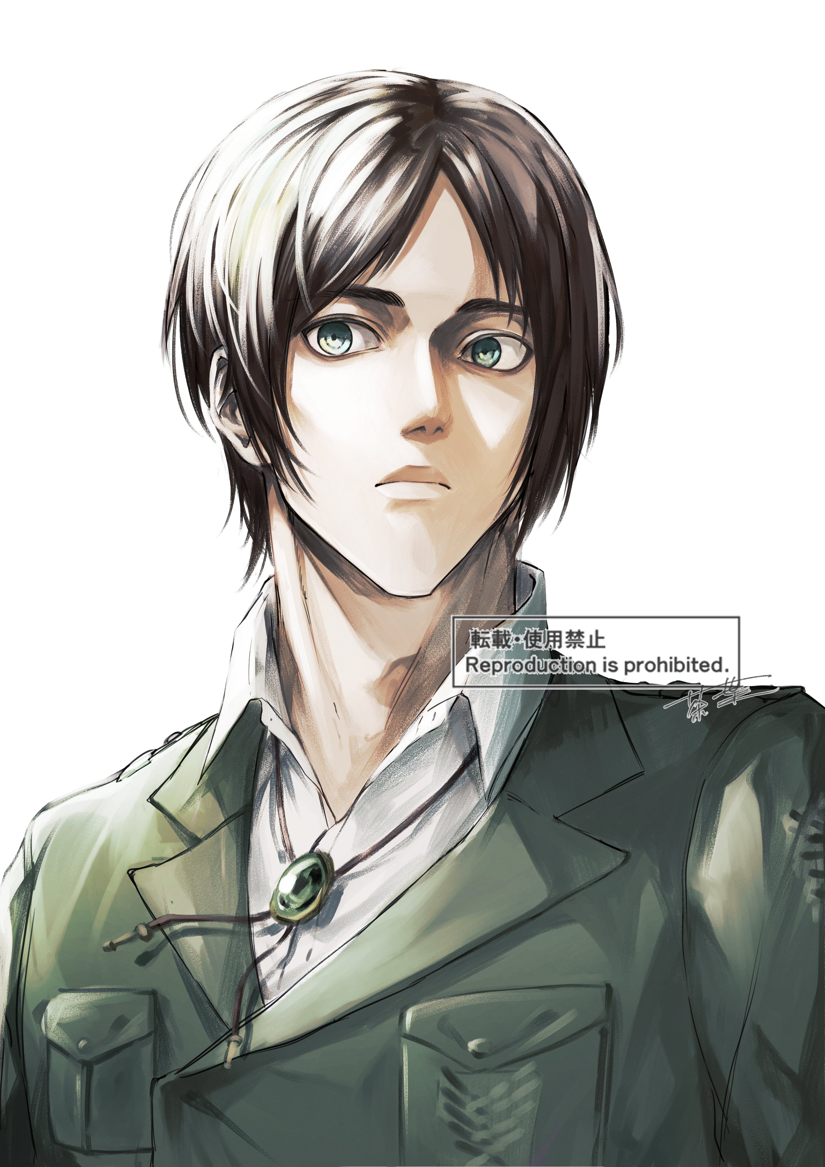 The Big ImageBoard (TBIB) - 1boy absurdres brown hair closed mouth coat collared shirt ...