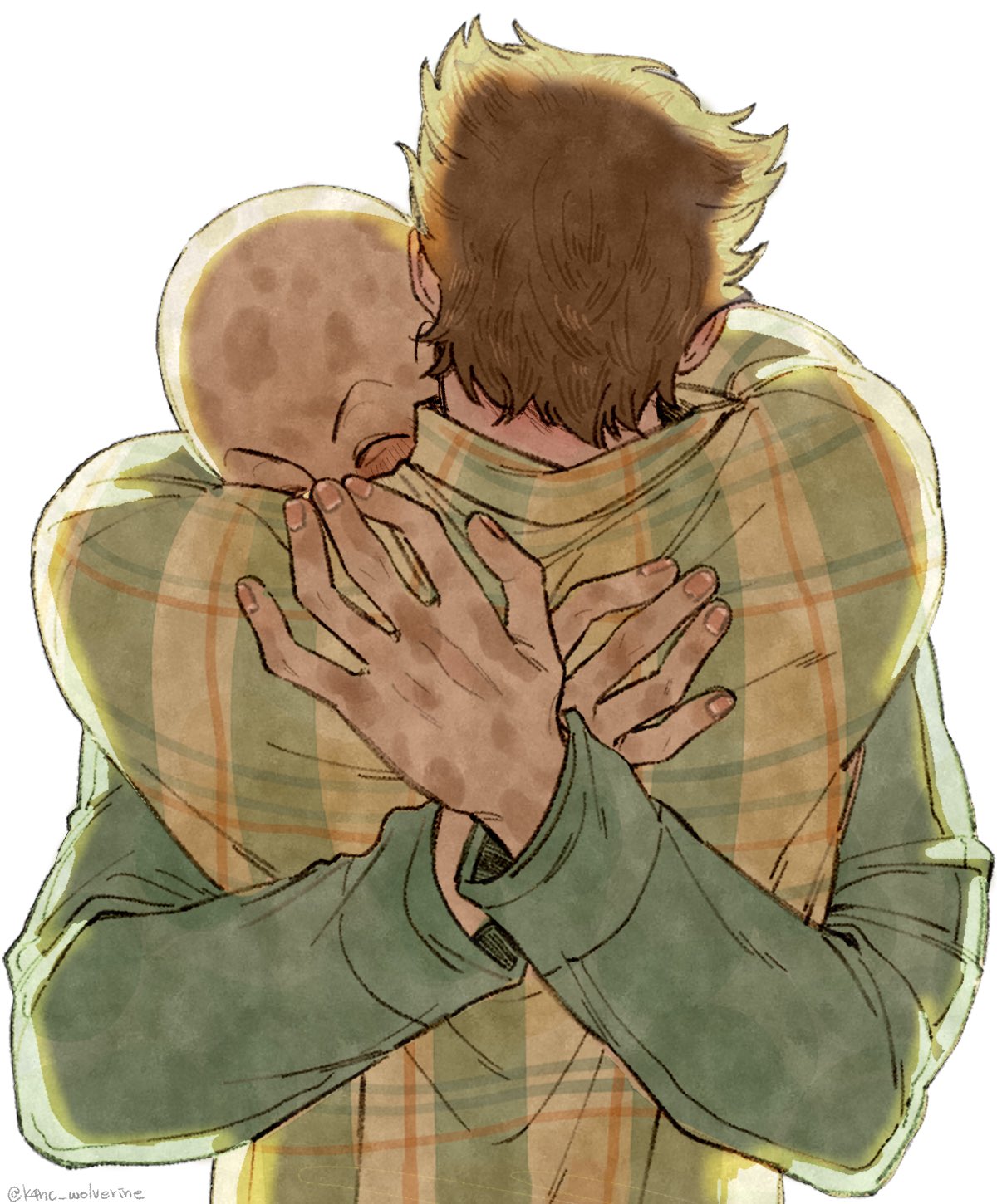 The Big ImageBoard (TBIB) - 2boys bald blush brown hair closed eyes ...