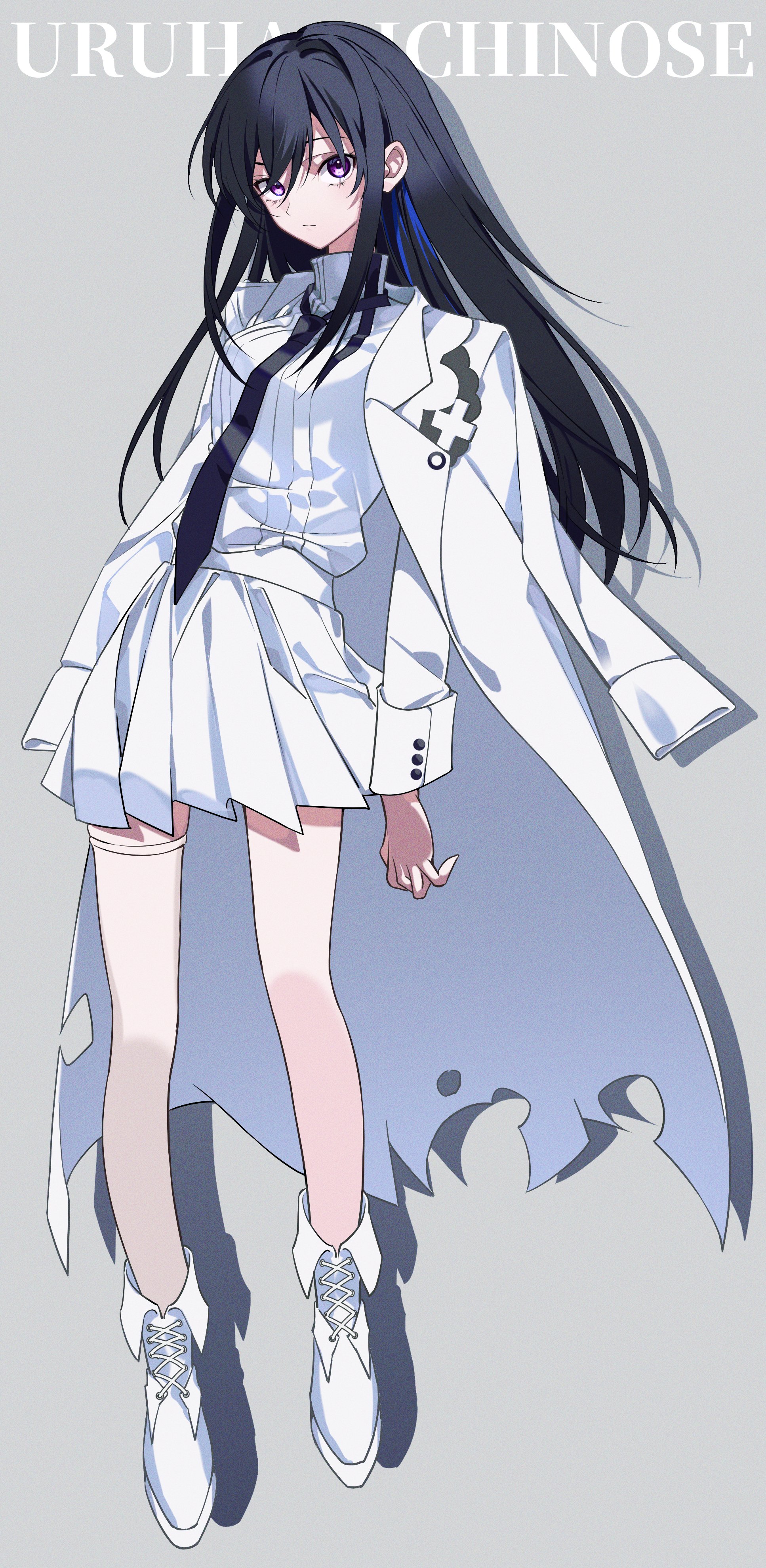 The Big ImageBoard (TBIB) - absurdres alternate costume bare legs black hair black necktie ...