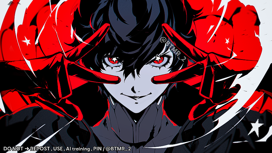 The Big ImageBoard (TBIB) - 1boy amamiya ren black coat black hair btmr game coat commentary ...