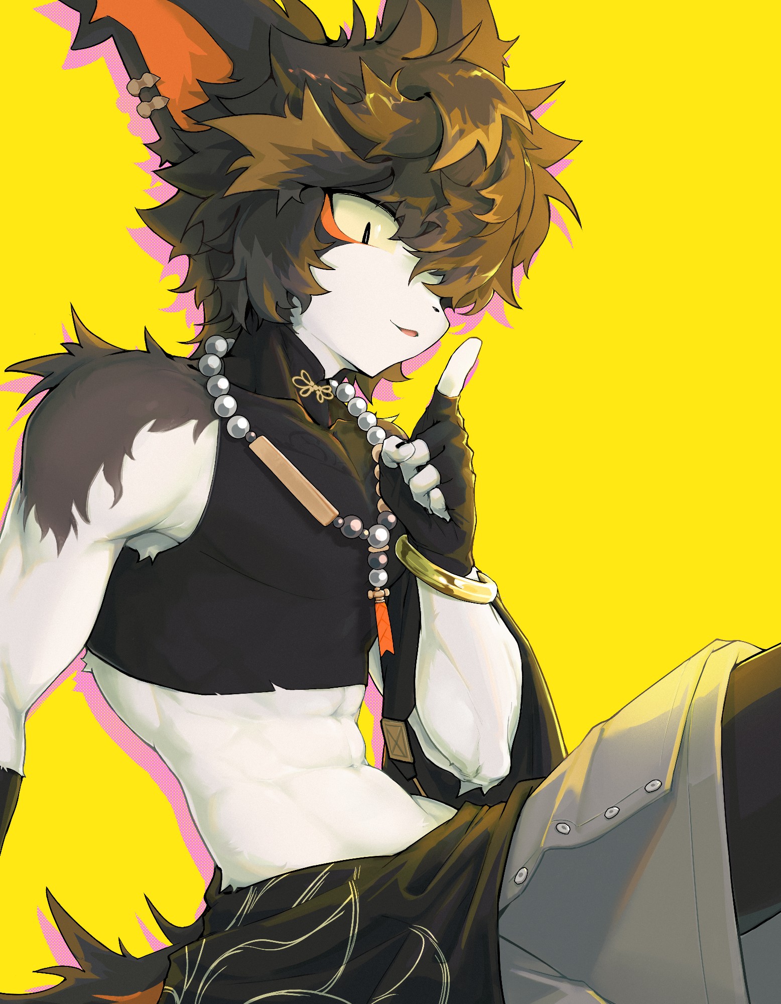 The Big ImageBoard (TBIB) - 1boy aak (arknights) aak (healing hand evil ...