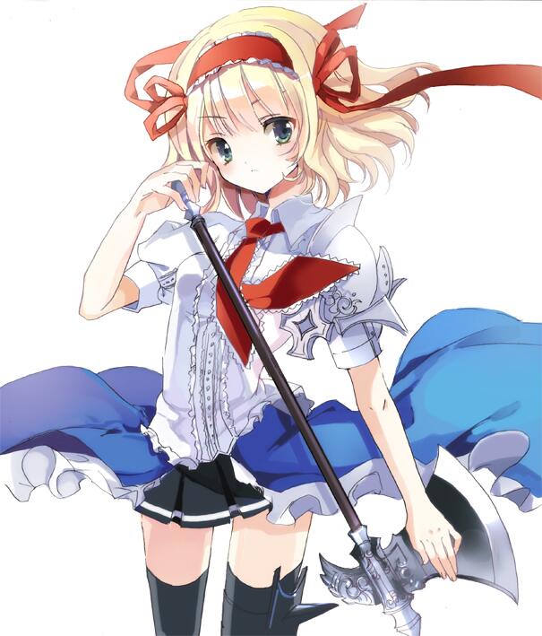 The Big ImageBoard (TBIB) - alice margatroid alternate costume armor axe bad id bad twitter id ...