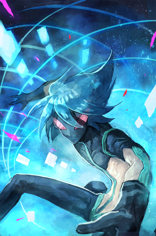 The Big ImageBoard (TBIB) - 1boy bad id bad pixiv id black gloves blue ...