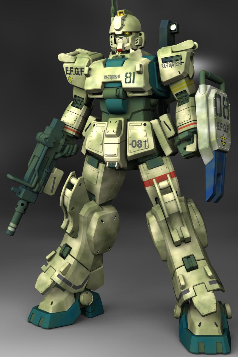 The Big ImageBoard (TBIB) - 3d artist request ez-8 gundam gun gundam ...
