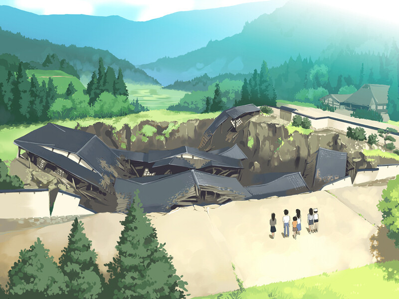 The Big ImageBoard (TBIB) - 1boy 5girls day fence from behind game cg ...