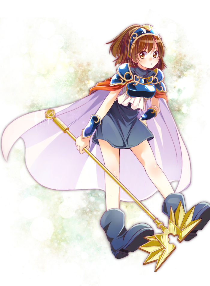 The Big Imageboard Tbib Arle Nadja Armor Armored Dress Bare Legs