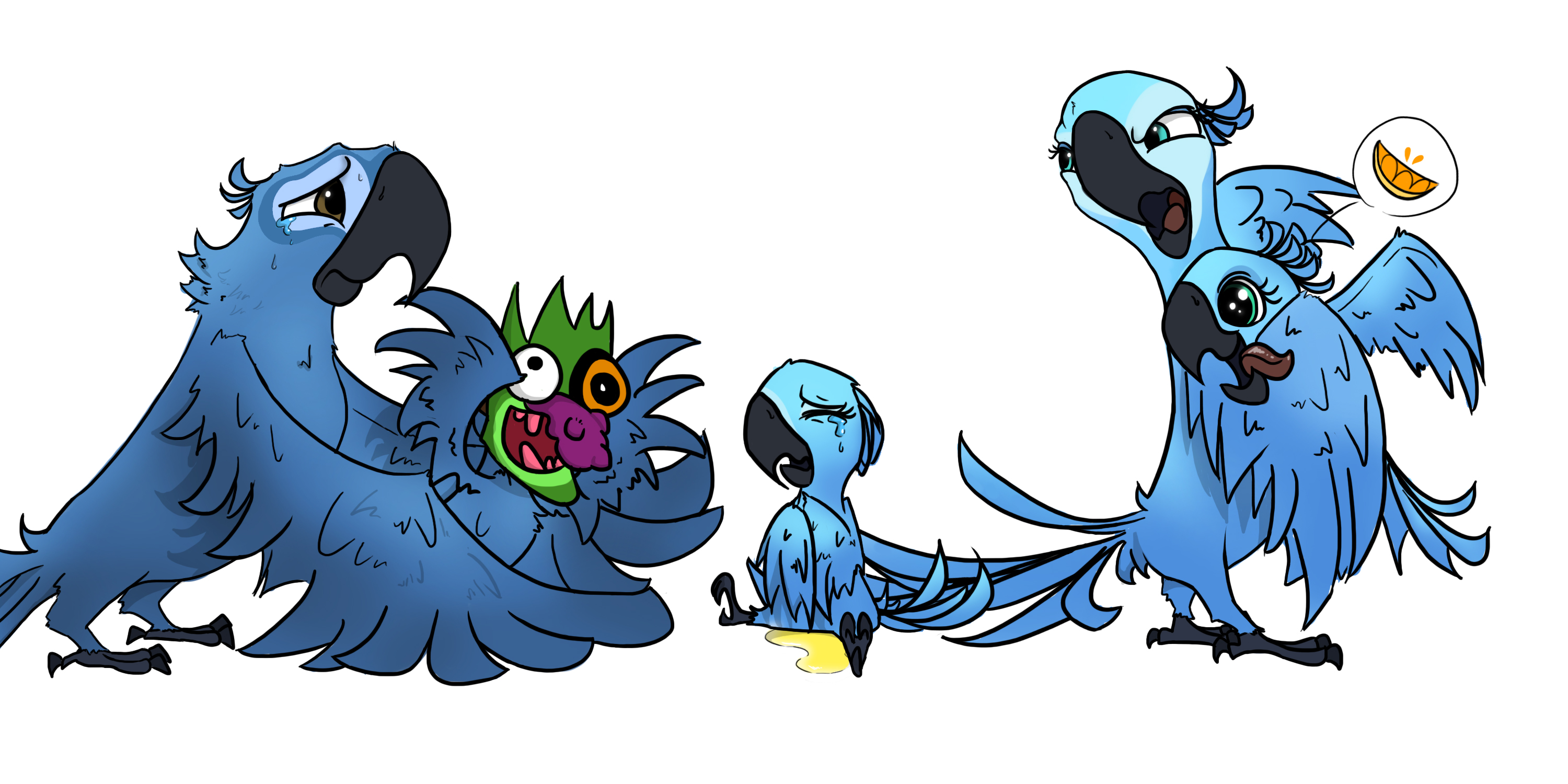 The Big ImageBoard (TBIB) - 2:1 ambiguous gender angry avian beak bia ...