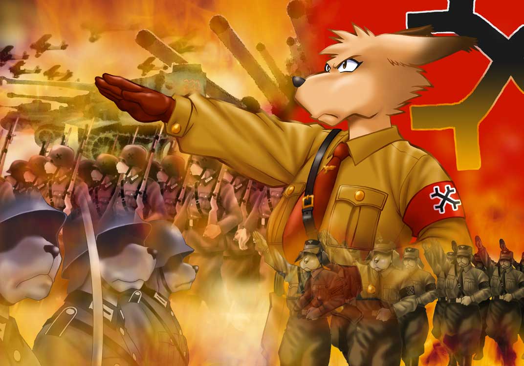 The Big ImageBoard (TBIB) - anthro armor black nose brown body brown ...