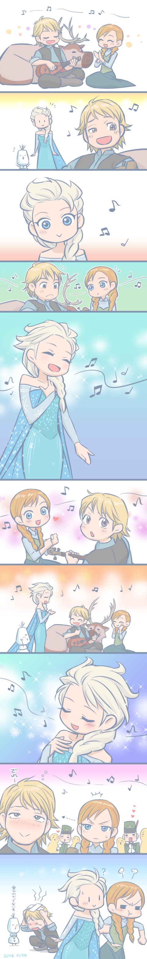 The Big Imageboard Tbib 2girls Anna Frozen Comic Disney Elsa