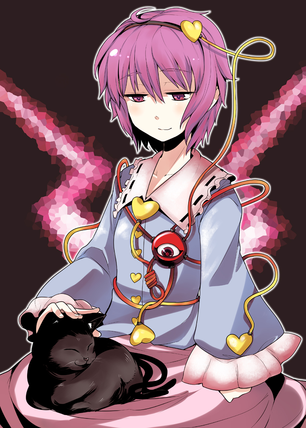 The Big ImageBoard (TBIB) - 1girl cat commentary request headpat ...