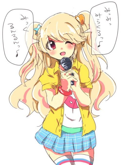 The Big ImageBoard (TBIB) - aikatsu! aikatsu! (series) bad id bad pixiv id blonde hair blush ...
