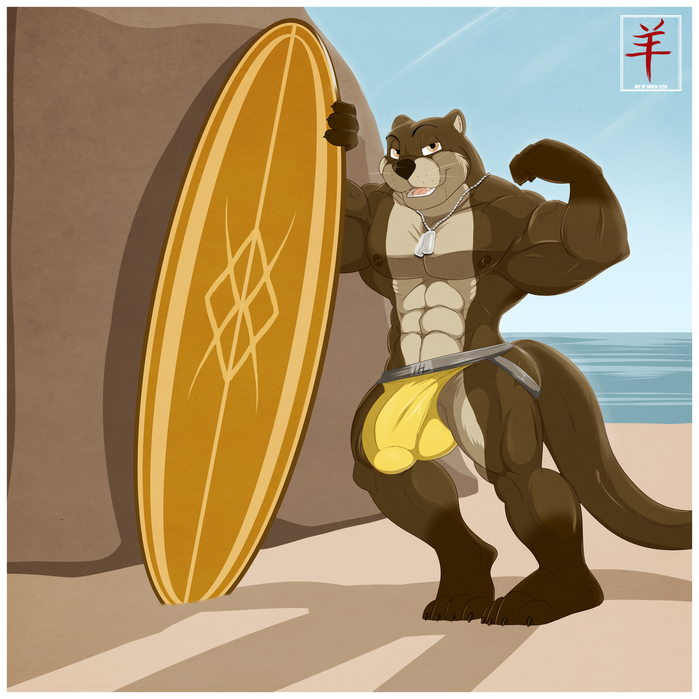 The Big ImageBoard (TBIB) - 1:1 2014 4 toes aaron (artist) abs andre schaffer anthro athletic ...