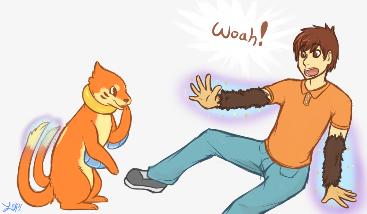 The Big ImageBoard (TBIB) - brown hair buizel duo electrikedeathstrike ...