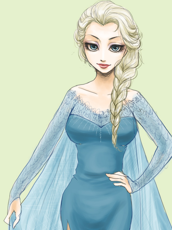 The Big Imageboard Tbib 1girl Blonde Hair Blue Eyes Braid Breasts